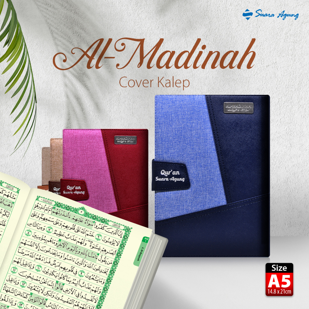 Jual Al Qur'an Suara Agung Al Madinah A5 Non Terjemah Kalep (Kertas QPP ...