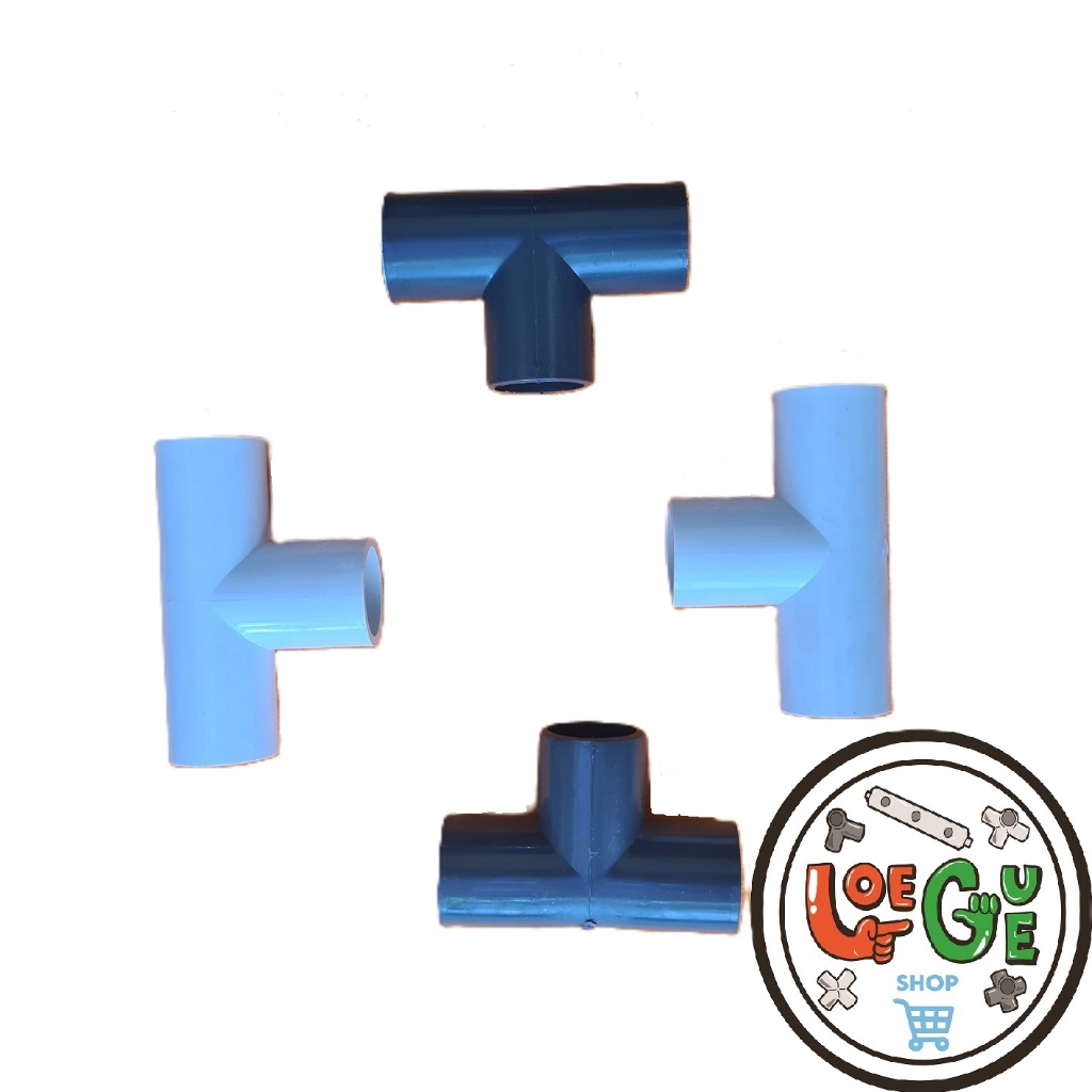 Jual Fitting T tee pipa pvc 1", 3/4" & 1/2 inch atau ID 32 , 26 & 22 mm ...