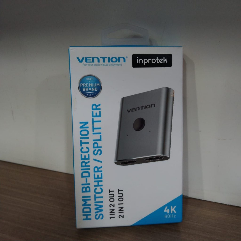Jual Hdmi Switch Vention Bi Direction 2 0 Hdmi Splitter 1x22x1 Adapter Shopee Indonesia