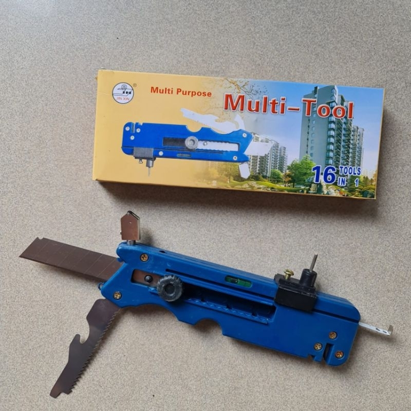 Jual Tools Serbaguna Multi Tools 16 in 1 2925A Potong kaca, potong ...