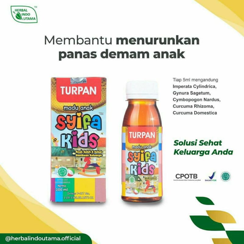 Jual Obat Demam Panas Dalam Gondongan Penurun Panas Anak Syifa Kids ...