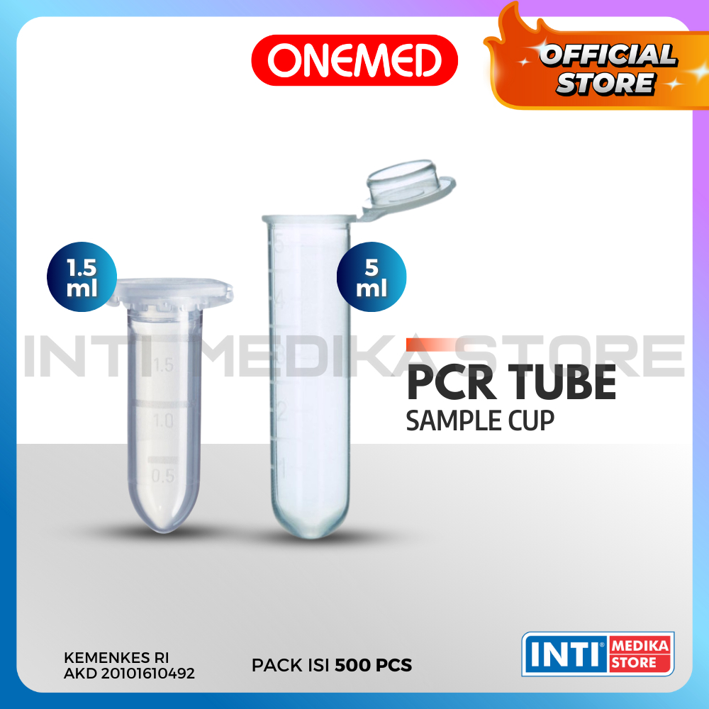 Jual ONEMED - PCR Tube 1,5 ml / 5 ml | Micro Centrifuge Tabung | Sample ...