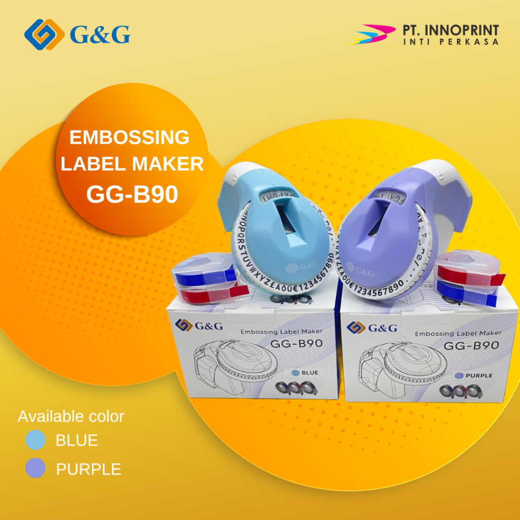 Jual Embossing Label Maker G&G / Mesin Printer Label 3d | Shopee Indonesia