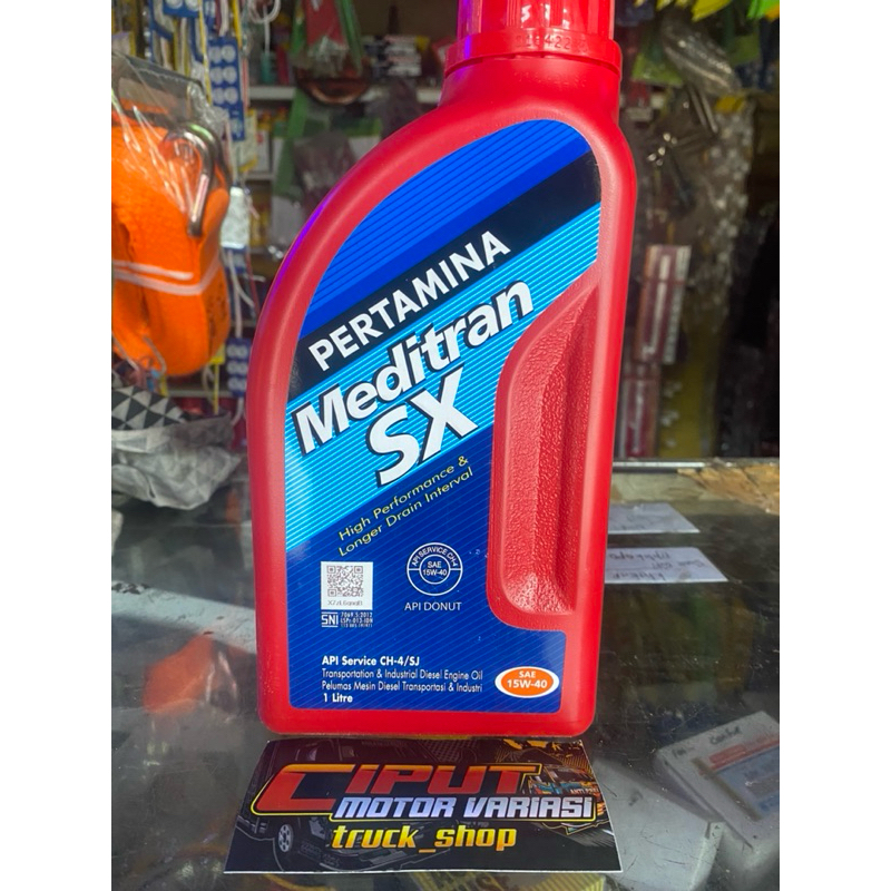 Jual Oli Mesin Pertamina Meditran SX 15W-40 1Liter Mesran Meditran SX 1 ...