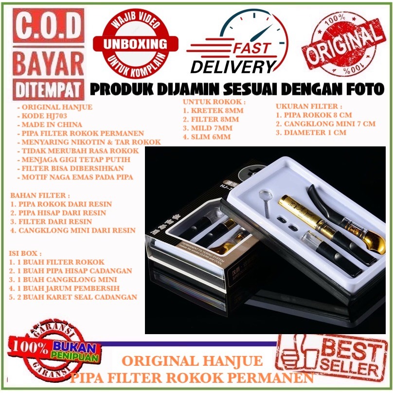 Jual ORIGINAL HANJUE HJ703 FILTER SARINGAN ASAP PERMANEN UNTUK SEMUA ...