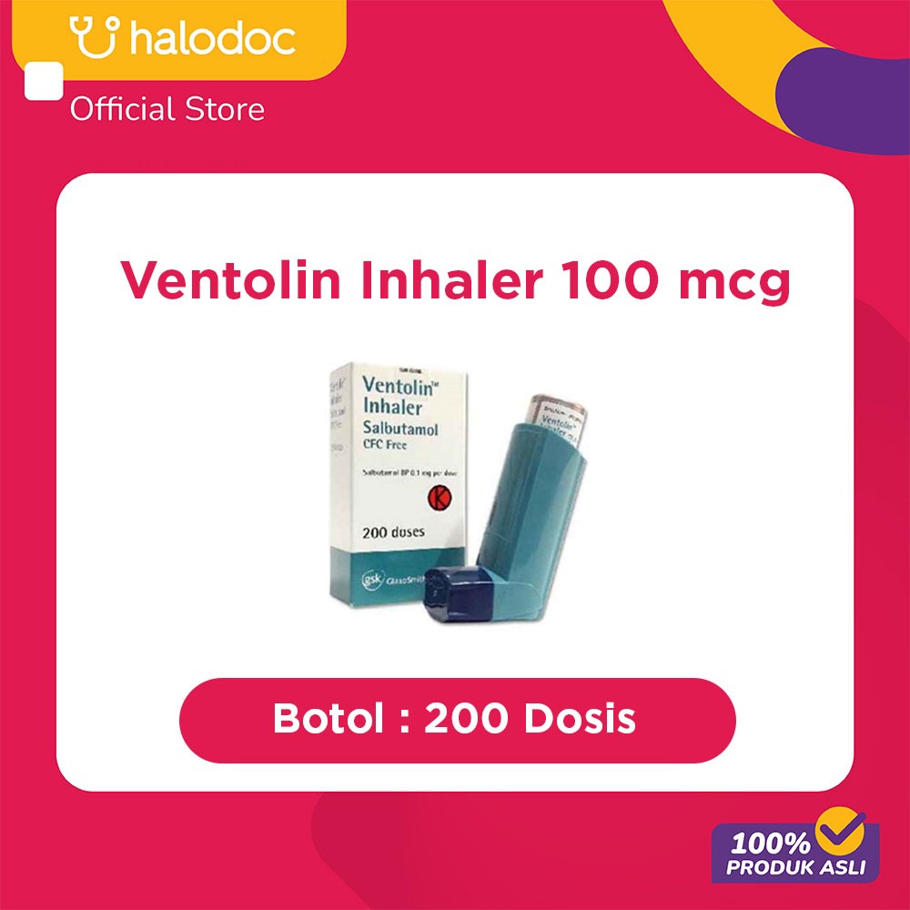 Jual Ventolin Inhaler 100 Mcg 200 Doses | Shopee Indonesia