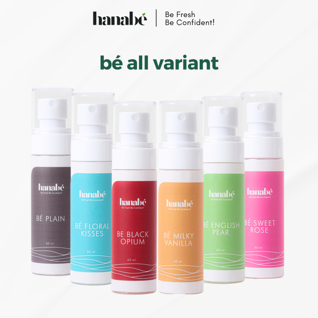 Jual HANABE Body Odorizer Spray 60 ml All Varian | Shopee Indonesia