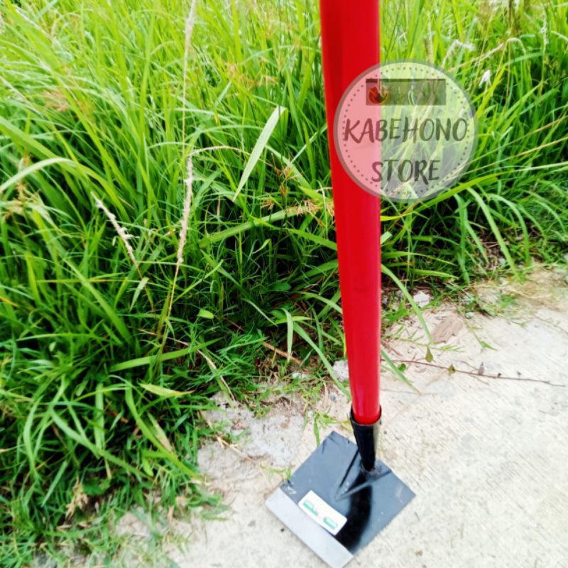Jual CANGKUL GAGANG MERAH UKURAN PANJANG 50 CM - CANGKUL PLAT BESI ...