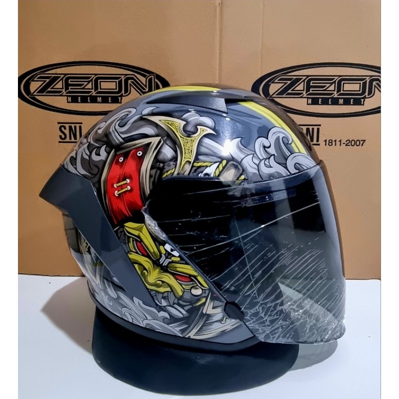 Jual Helm Zeon JP 15 RR ORIGINAL SNI Helm Half Face Dewasa | Shopee ...