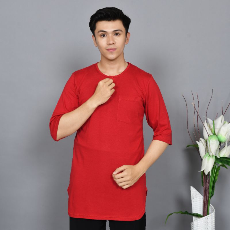 Jual Baju Koko Pria | Kaos Kurta Polos | Koko Pria Dewasa Ukuran Lengan ...