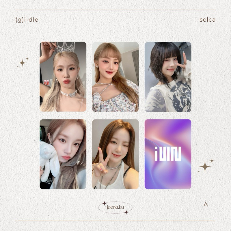 Jual [(G)I-DLE] PHOTOCARD SELCA 5 MIYEON MINNIE SOYEON YUQI SHUHUA ...