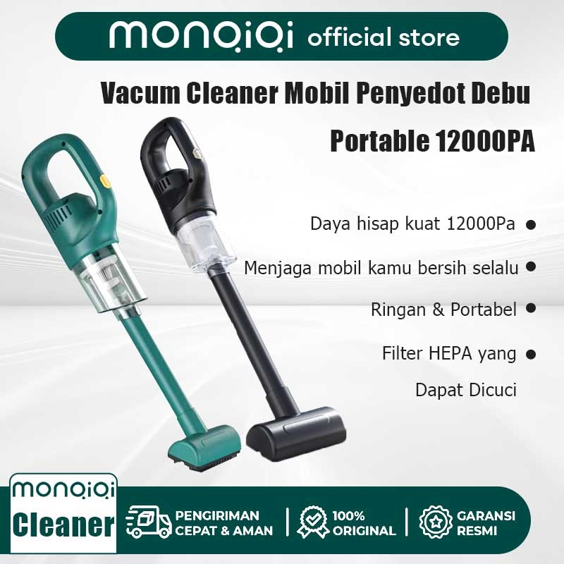 Jual Monqiqi Top Vacum Cleaner Mobil Penyedot Debu Mini Portable