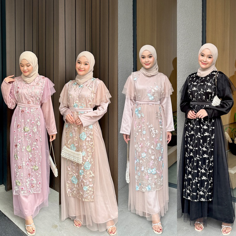Jual RAYYANA DRESS | DRESS KONDANGAN | DRESS SATU | OUTFIT LEBARAN ...