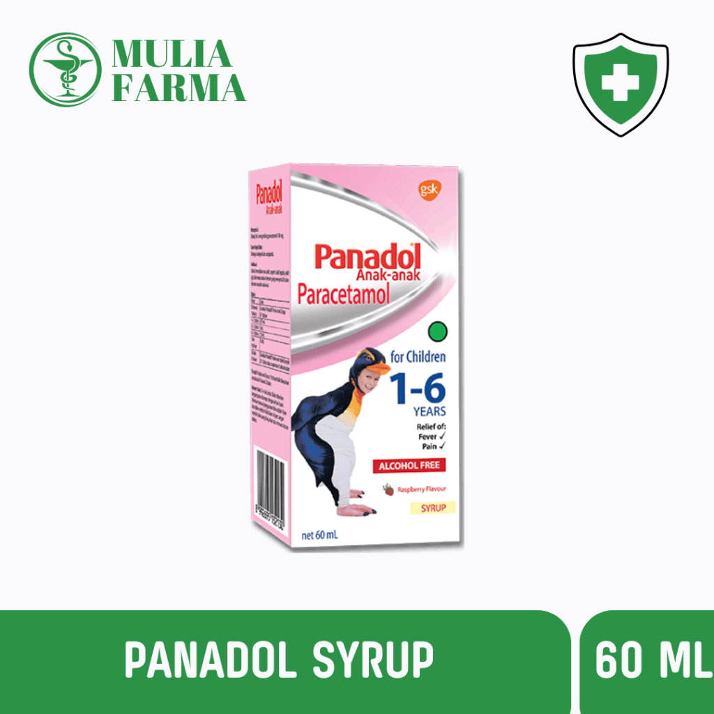 Jual PANADOL ANAK ANAK PARACETAMOL SYRUP 60 ML | Shopee Indonesia