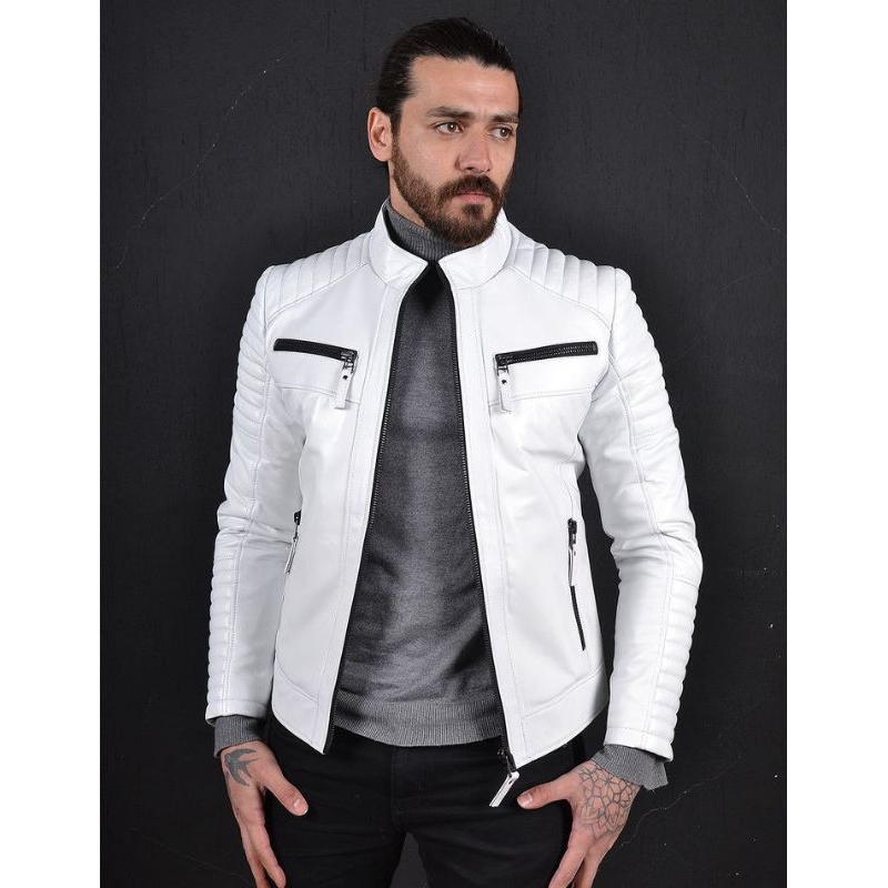 Jual Jaket motor kulit asli-Jaket kulit Domba super-Jaket kulit Domba ...