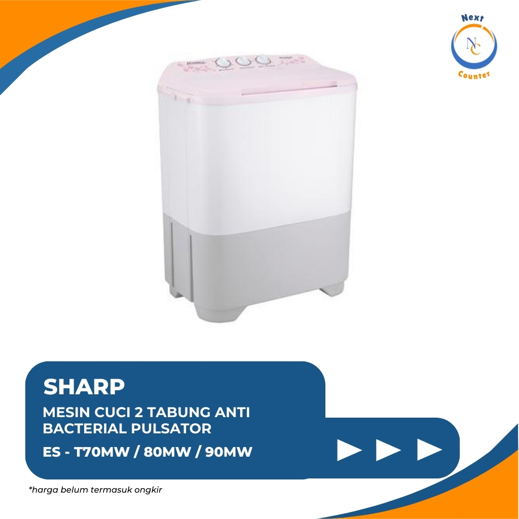 Jual SHARP MESIN CUCI WASHING MACHINE PENGERING BAJU 2 TABUNG ES ...