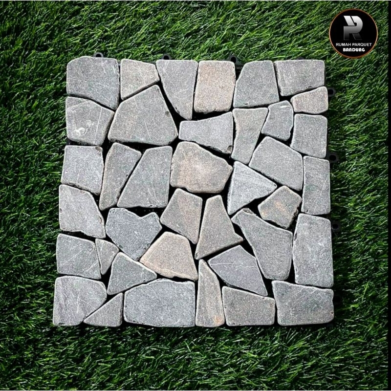 Jual Lantai Decking Tile Batu Alam Outdoor | Shopee Indonesia