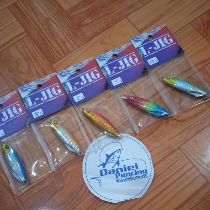 Jual metal jig L-jig 15gr untuk casting ultralight (gid) | Shopee Indonesia