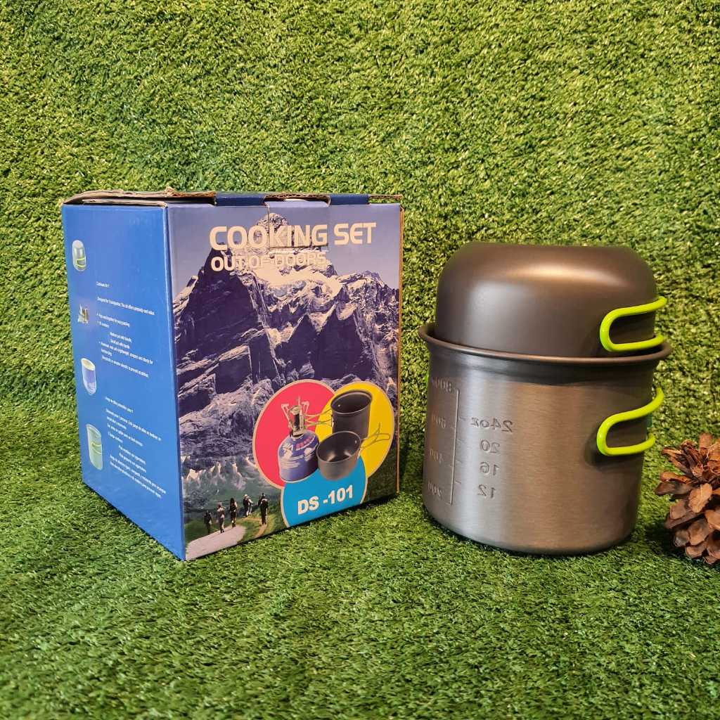 Jual COOKING SET CAMPING DS-101 ALAT MASAK CAMPING KELUARGA LENGKAP ...