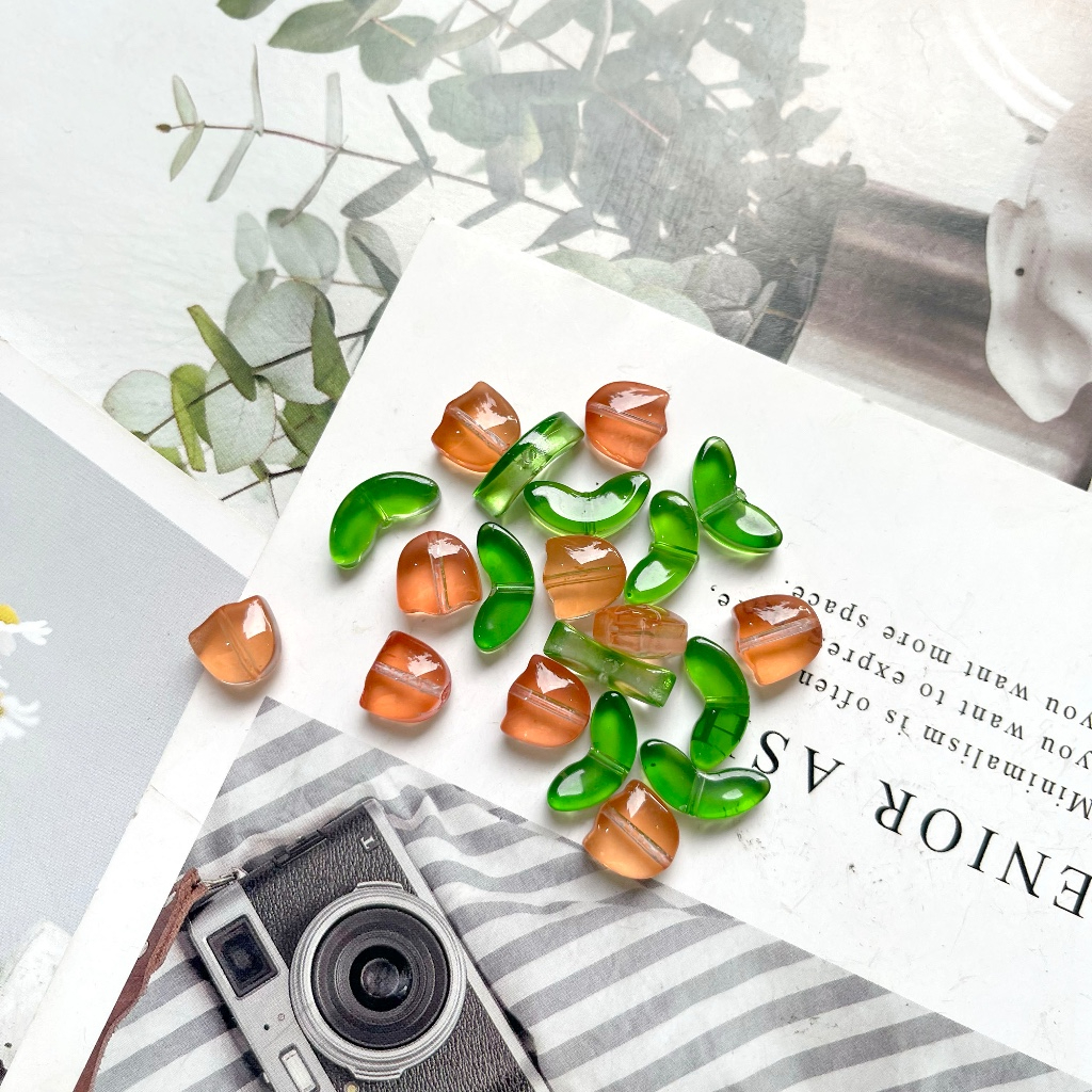 Jual 10 Set Manik-manik Kaca - Tulip type A | Shopee Indonesia