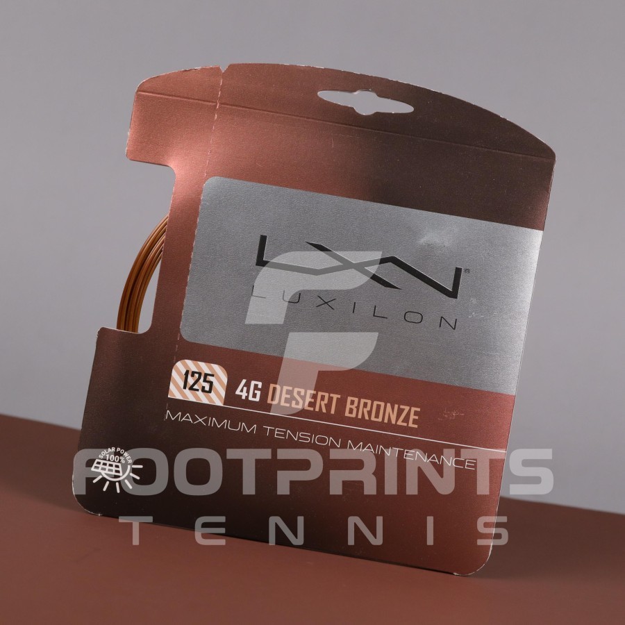 Jual Luxilon 4G 125 Desert Bronze Senar Raket Tenis Tennis Strings ...