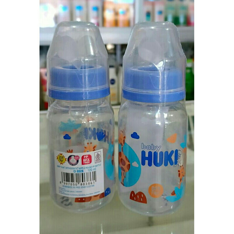 Jual Huki Botol Dot 120ml BPA Free - Orthodontic Nipple | Shopee Indonesia
