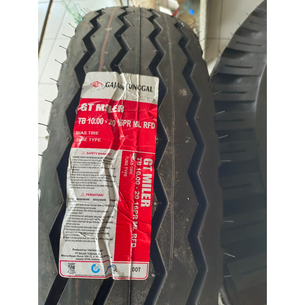 Jual Ban Truck Gajah Tunggal 1000-20 16PR GT Miller RFD | Shopee Indonesia