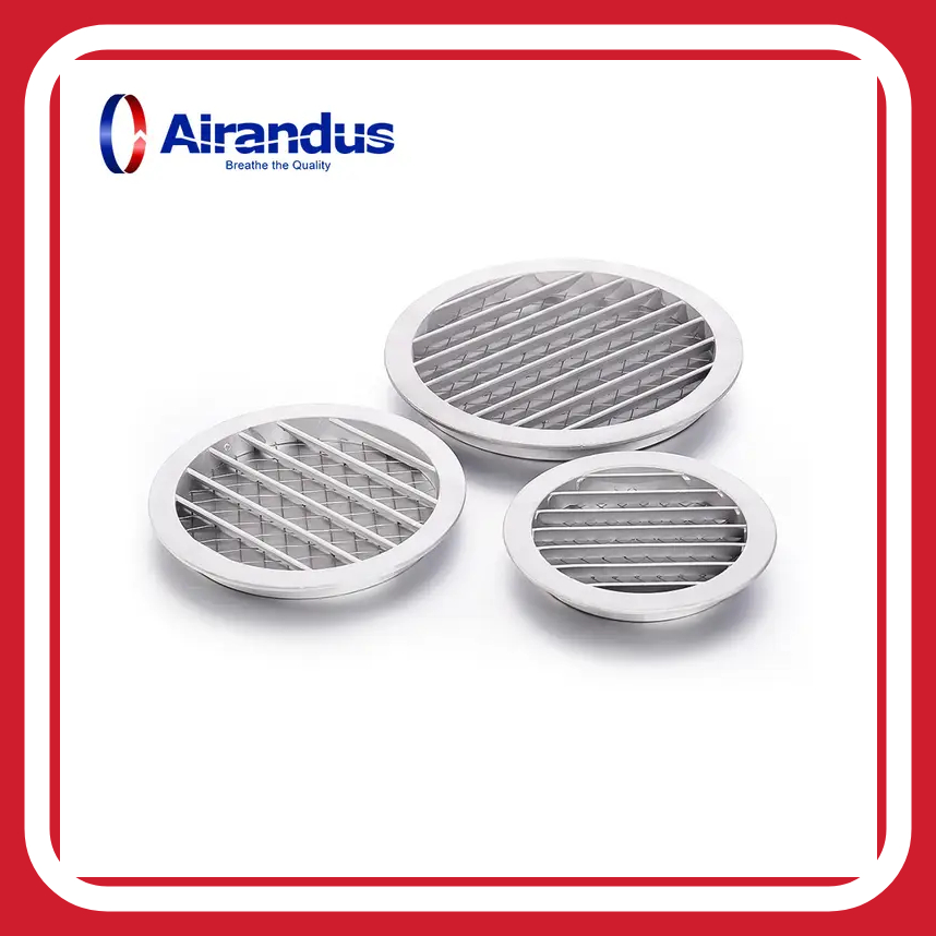 Jual Wall Air Vent Grille Cover Ducting Alumunium Size 4 Inch Ventilasi ...