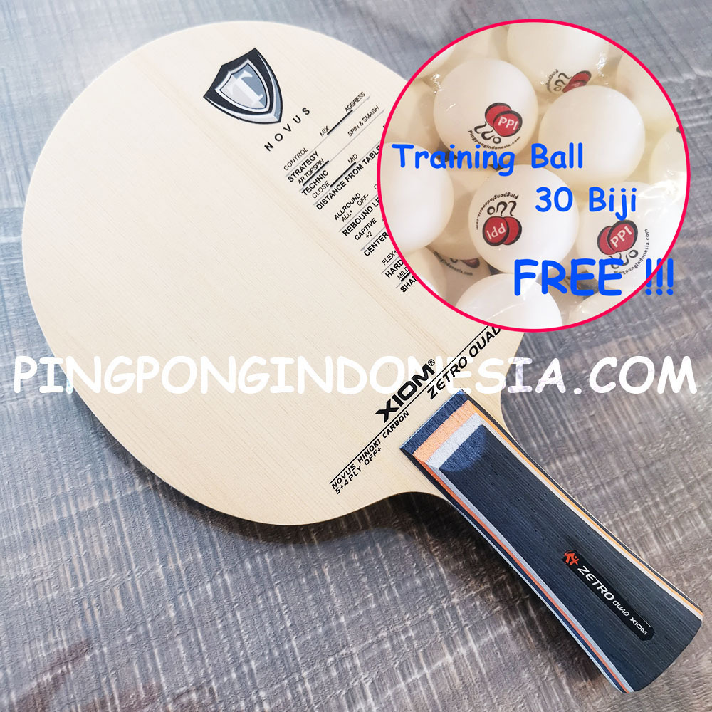 Jual Xiom Zetro Quad - Blade Kayu Pingpong Tenis Meja Bat Bet | Shopee Indonesia