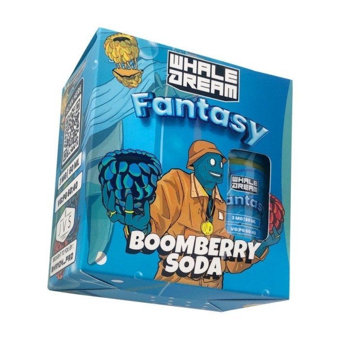 Jual LIQUID WHALE DREAM FANTASY V2 BOOMBERRY SODA 60ML 3MG | Shopee ...