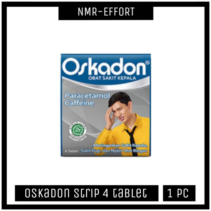 Jual Oskadon Obat Sakit Kepala 1 STRIP @ 4 Tablet | Shopee Indonesia