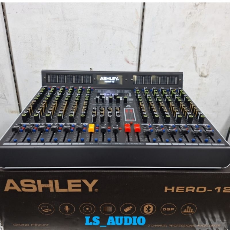 Jual Mixer Profesional Ashley HERO12 HARO 12 12 Channel 199 Dsp ...