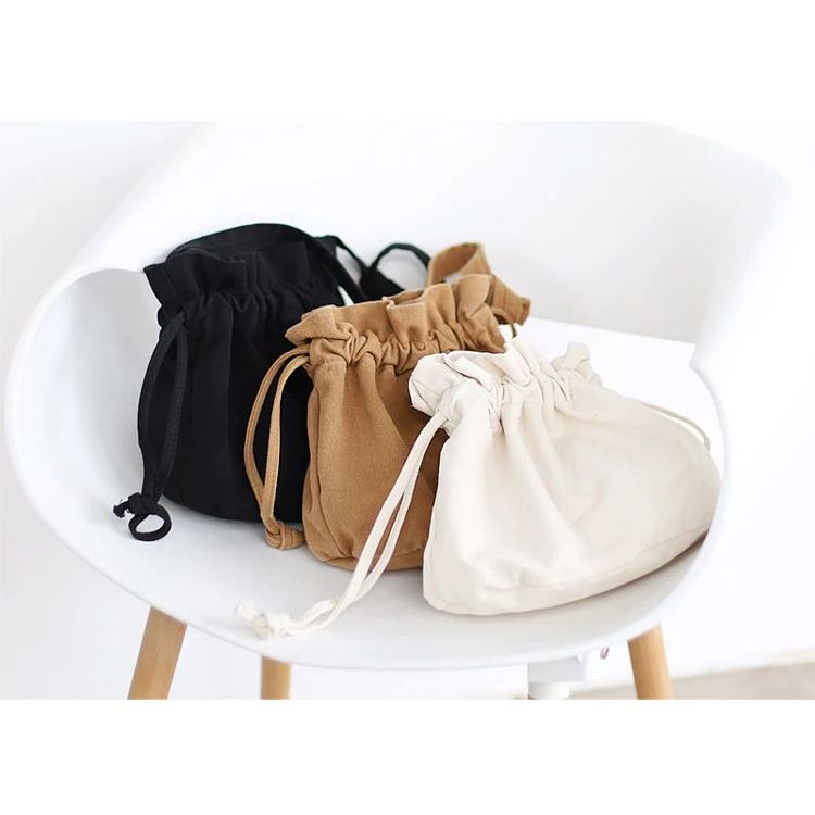 Jual Tokochi - Tas Serut Kanvas Polos | Shopee Indonesia