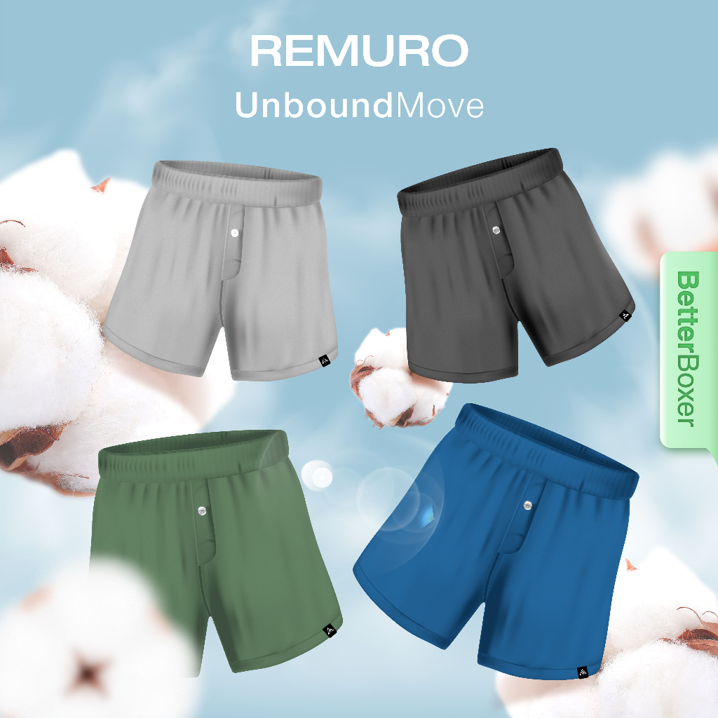 Jual REMURO Better Boxer - Celana Boxer Santai Pria | Shopee Indonesia