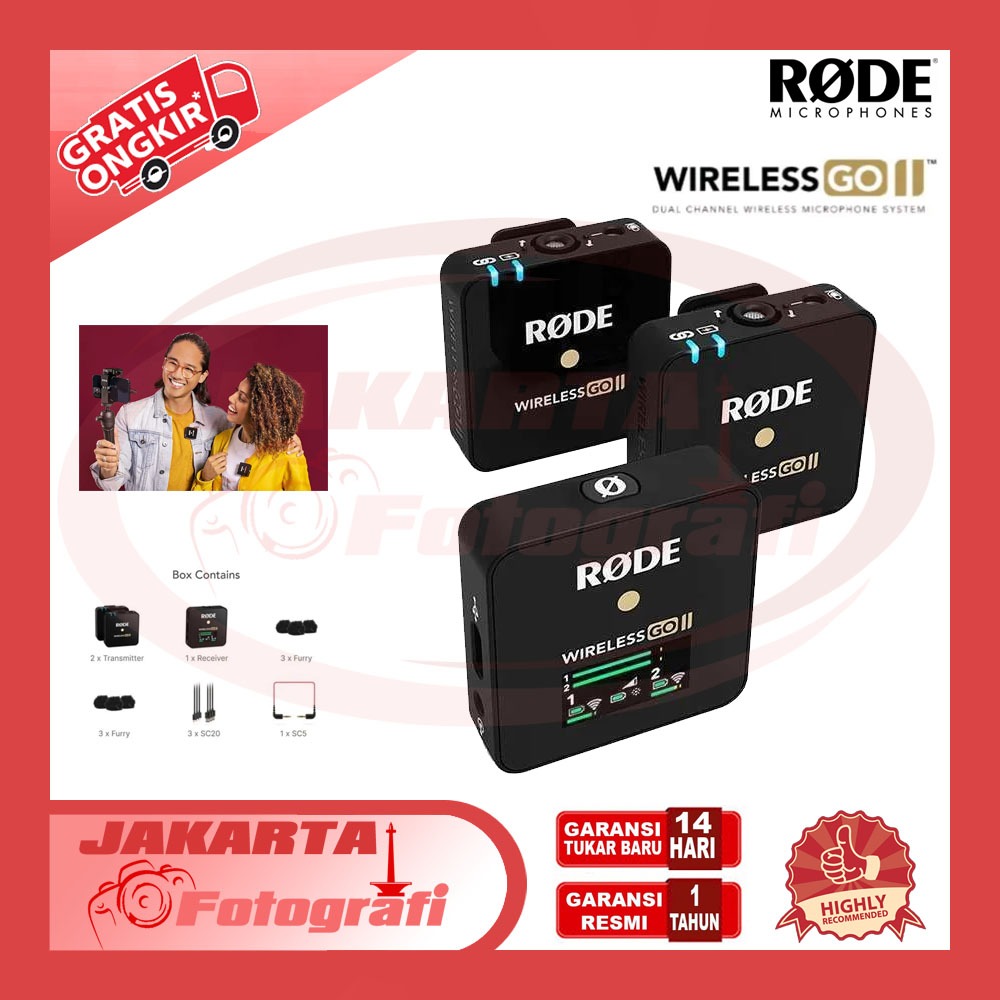 Jual RODE Wireless GO II TX Transmitter/Recorder for Wireless GO II ...
