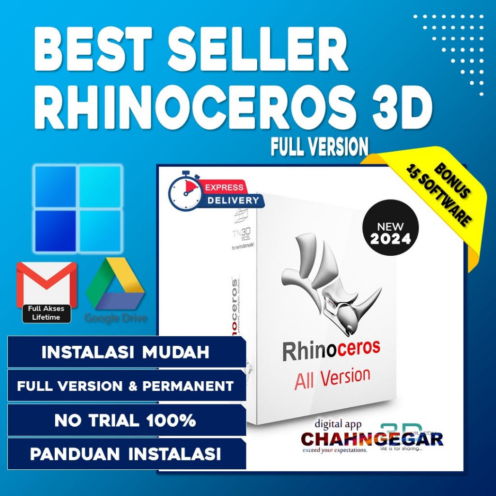 Jual Rhinoceros 8 Full Version Software Design Modeling | Shopee Indonesia