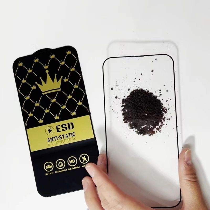 Jual TEMPERED GLASS ESD ANTI STATIC CLEAR / BENING BAHAN TEBAL ALL TIPE | Shopee Indonesia