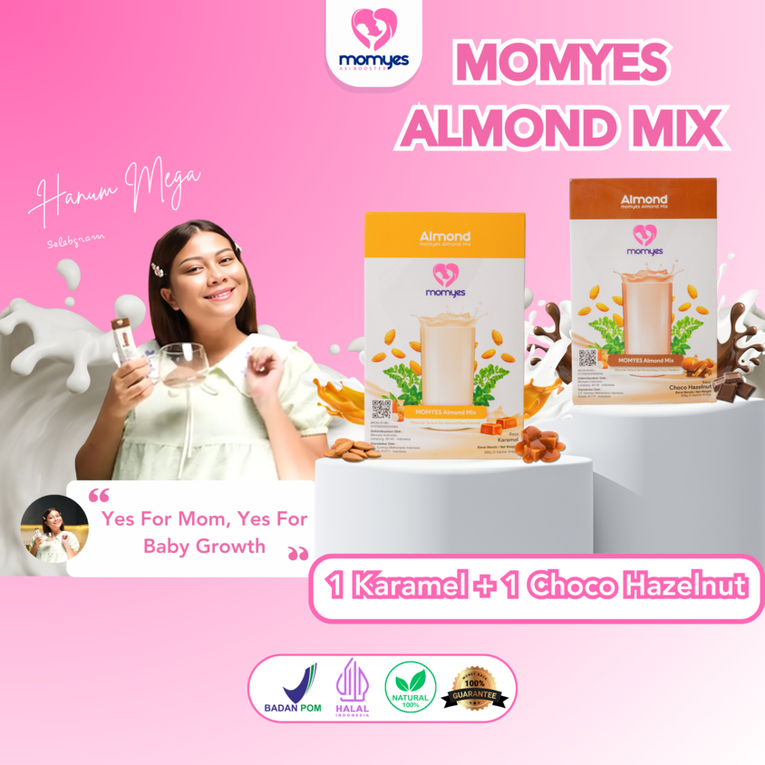 Jual MOMYES ALMOND MIX - (ASI BOOSTER) Bundling Rasa Choco Hazelnut ...