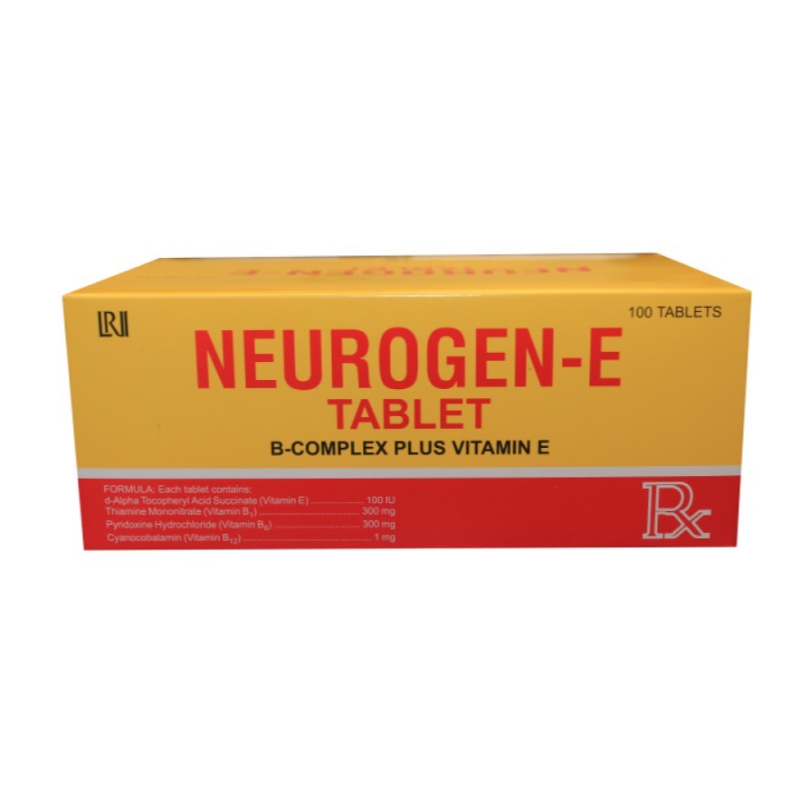 Jual Neurogen E, 100 Tablets - B Complex + Vitamin E// Singapore | Shopee Indonesia