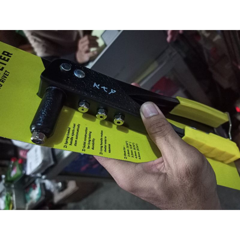 Jual Tekiro Tang Rivet HITAM Hand Riveter Tekiro Hand rivet sTang ripet ...