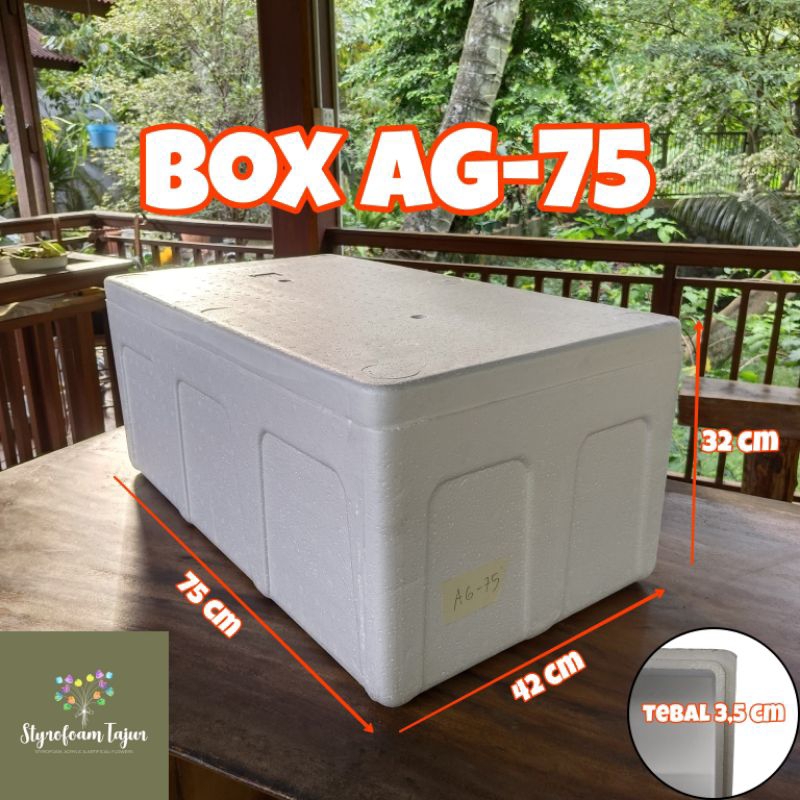 Jual Styrofoam box AG75 Low 75 x 42 x 32 cm | Shopee Indonesia