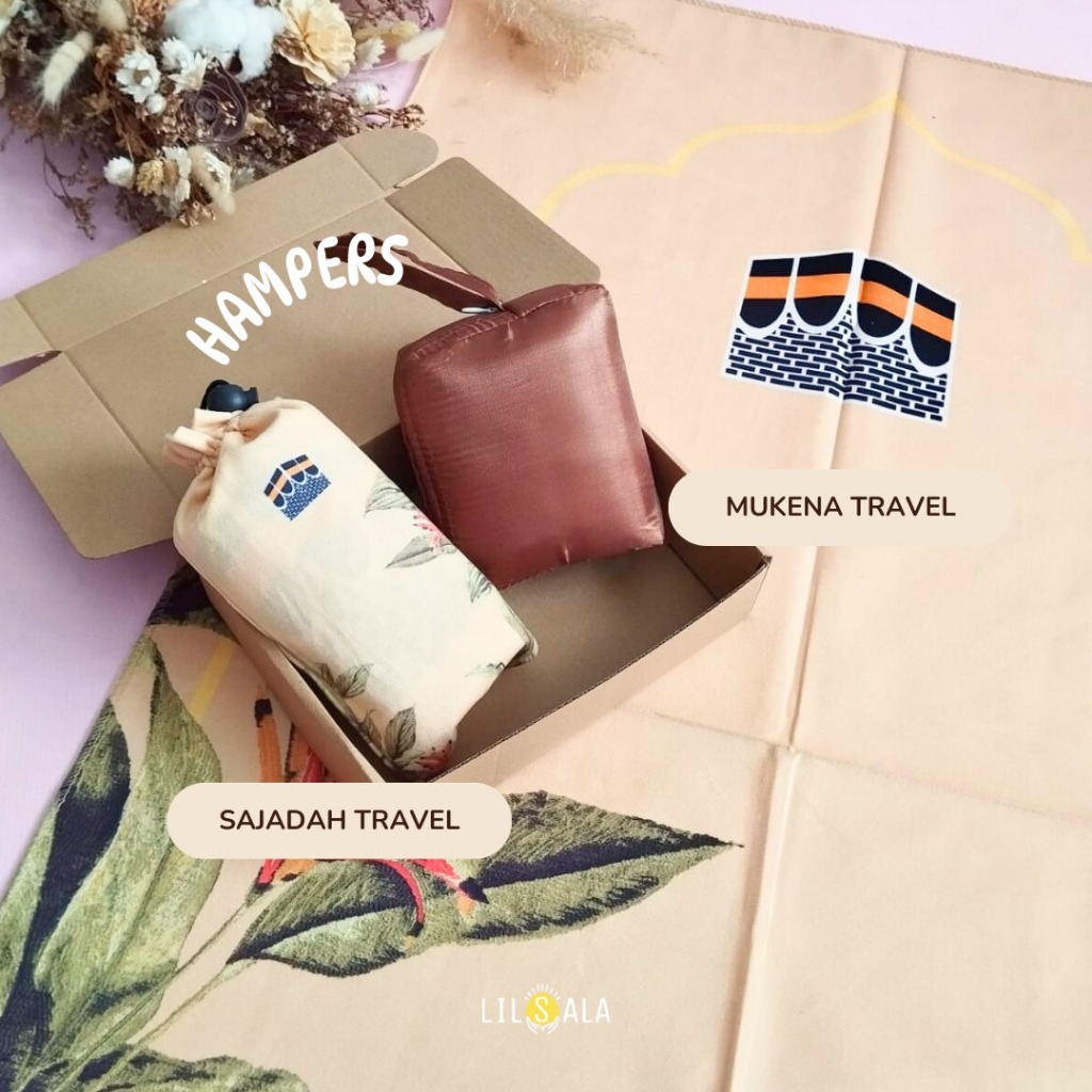 Jual Hampers Mukena dan Sajadah Travel Mini Dewasa Travelling Kado ...