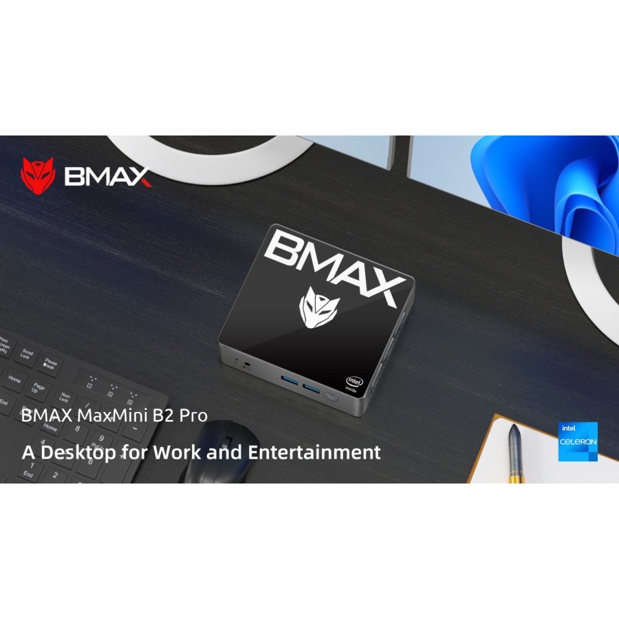 Jual Mini PC BMAX B2 PRO Intel N4000 8/256GB WiFi Dual HDMI Windows 11 ...