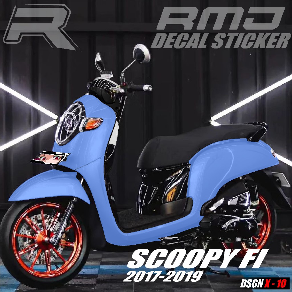 Jual Decal Sticker Skotlet Polos Scoopy FI 2018-2020 Full Body Stiker ...