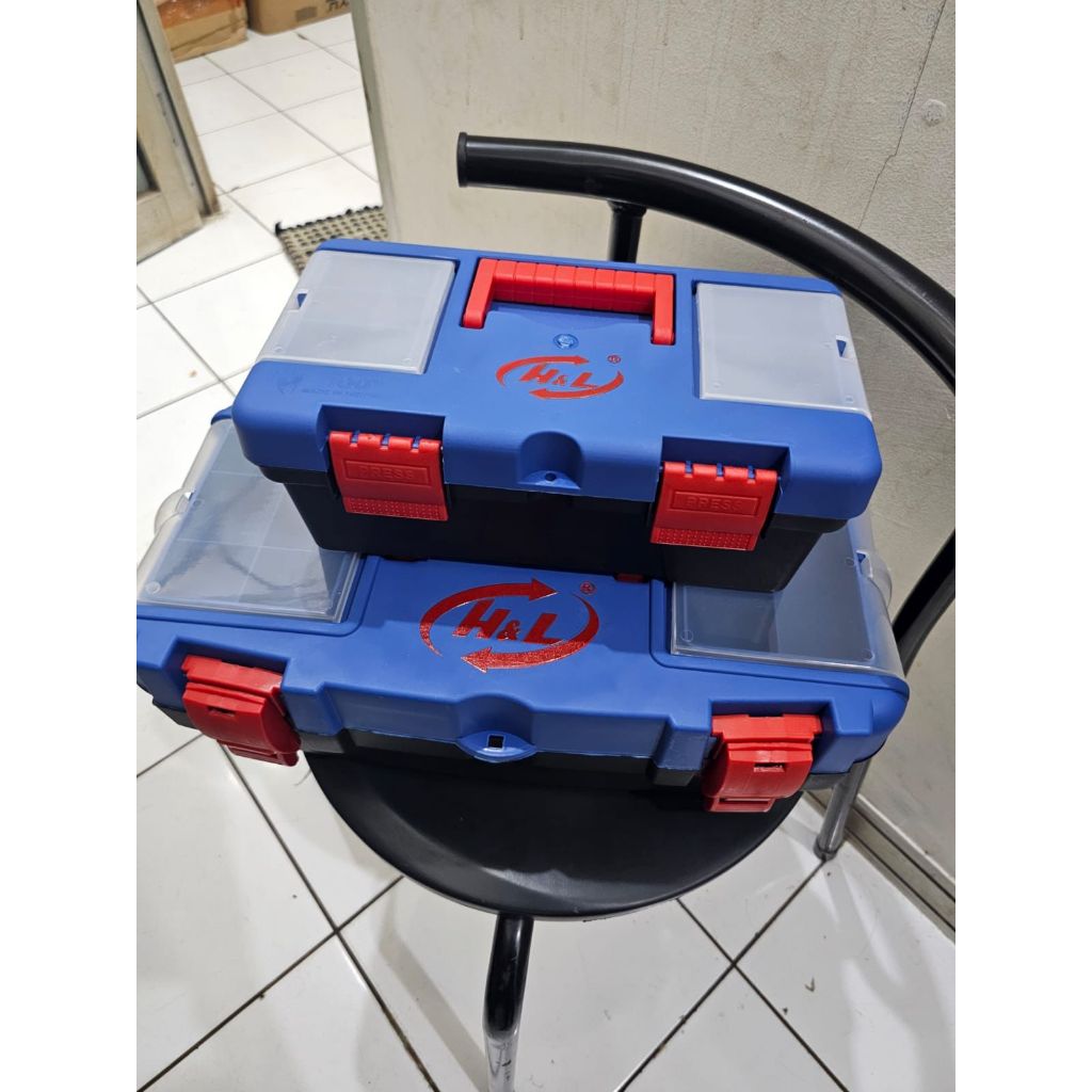 Jual NEW H&L Tool box Mini 12 Inch Kotak Perkakas/kotak alat multifungsi portabel kotak alat 12 ...