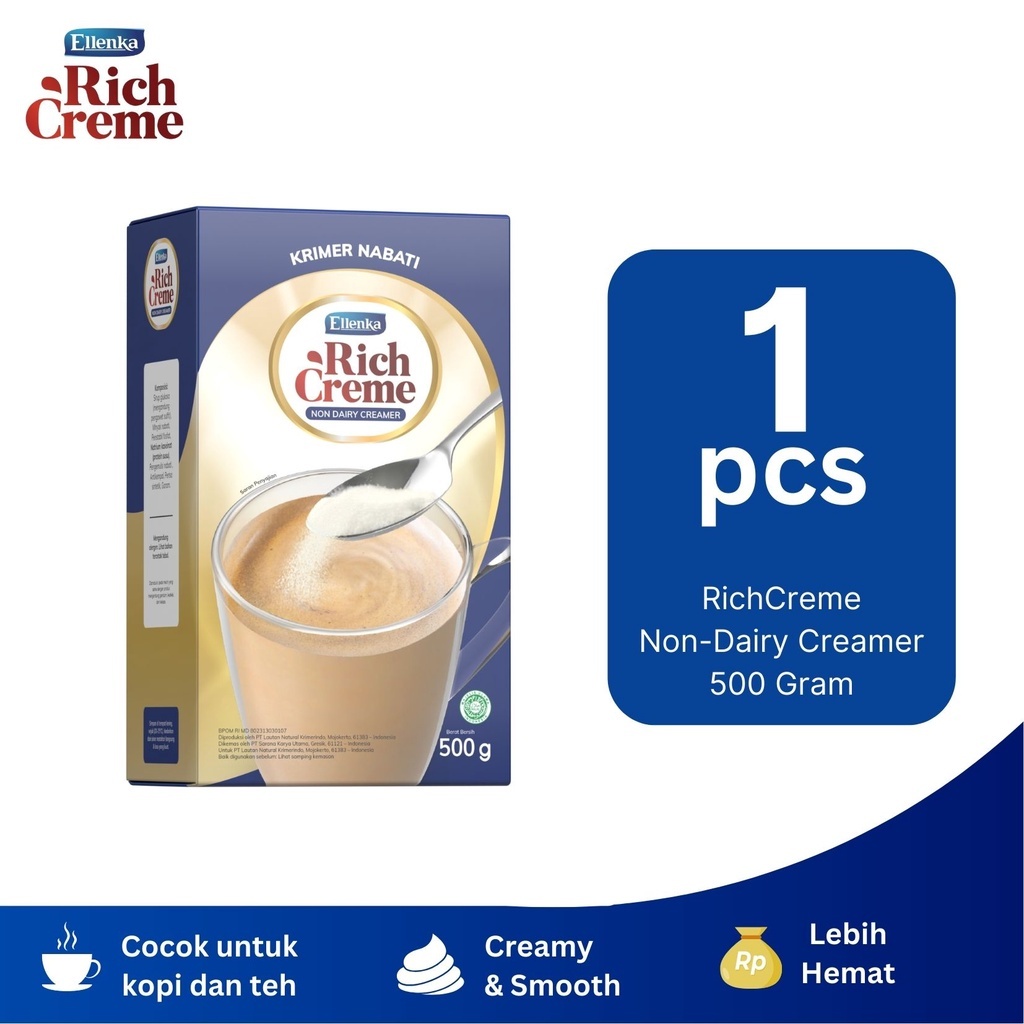 Jual RichCreme Non Dairy Creamer 500gr Rich Creme Krimer Nabati ...