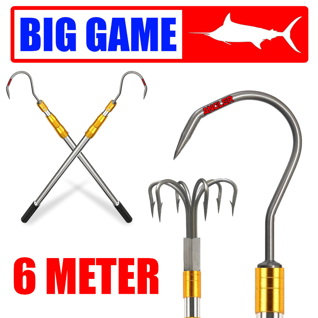 Jual Pengait Ikan Gancu Teleskopik Ganco Pancing Untuk Memancing ...