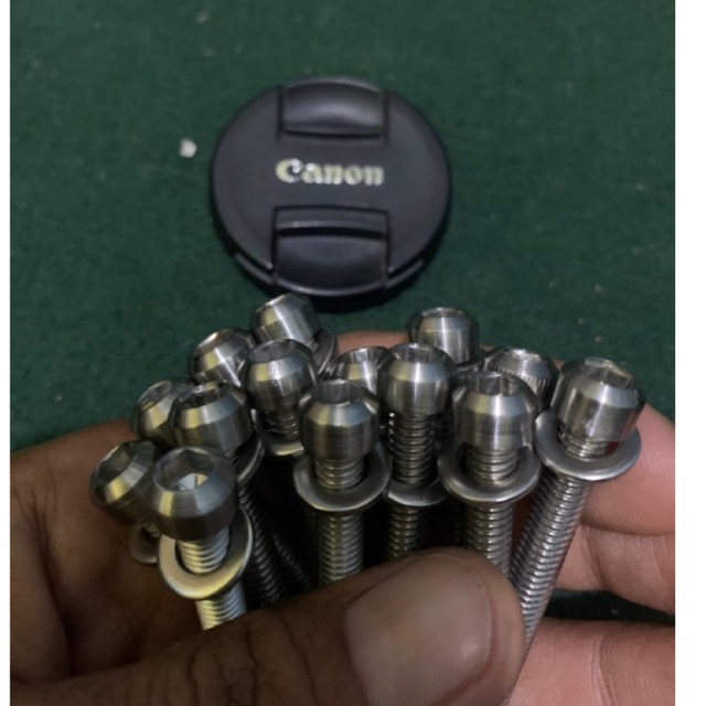 Jual baut cvt beat scoopy stainless steel original custom titanium 14 pcs | Shopee Indonesia