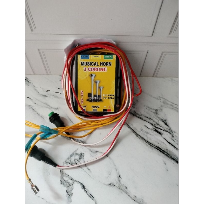 Jual Modul klakson telolet 3 corong 21 Nada remix Hanya Modul | Shopee ...