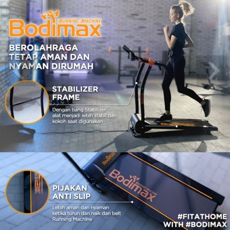 Jual Treadmill Bodimax New Running Machine | Shopee Indonesia